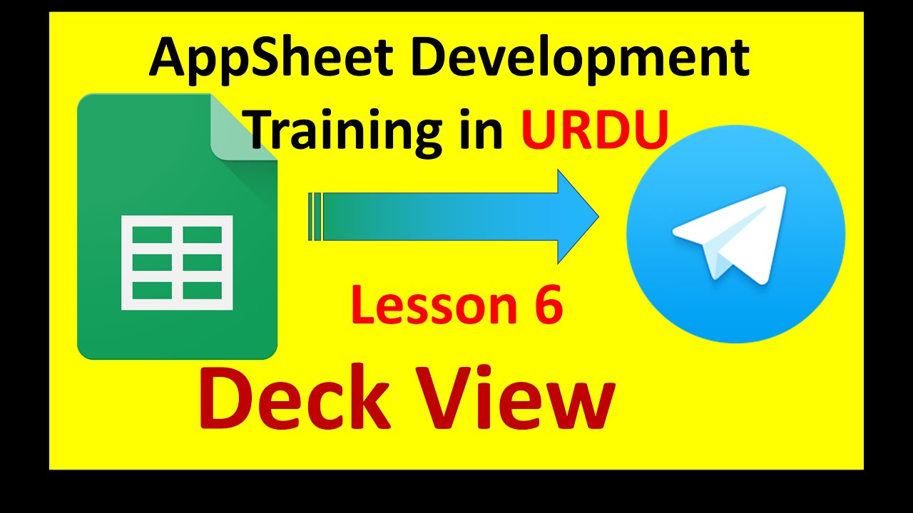 Create An App From Google Sheets With AppSheet Full Tutorial In Urdu Create An App From Google Sheets With AppSheet Full Tutorial In Urdu