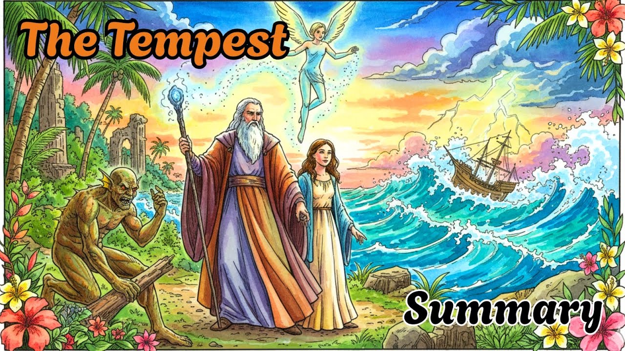 The Tempest Summary | Full Story Explained | William Shakespeare - YouTube