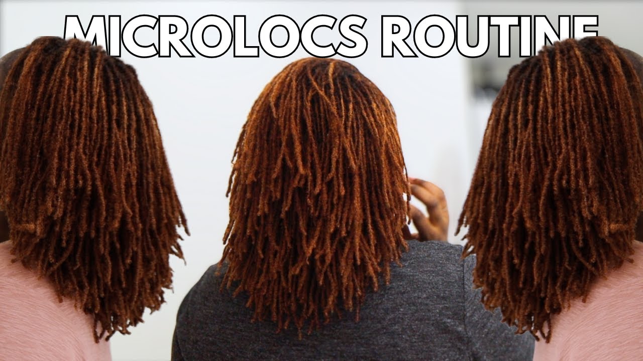 MICROLOCS MORNING ROUTINE | How To Moisturize & Maintain Dry DIY ...