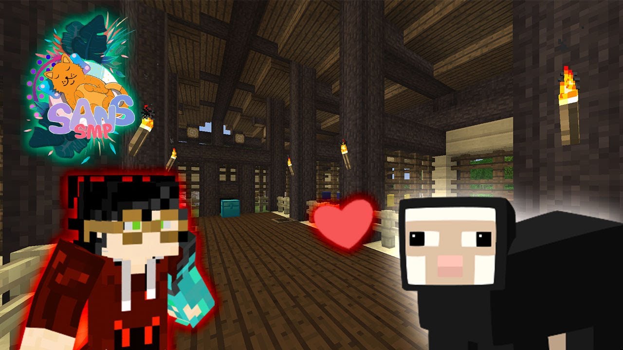 PABRIK PEWARNA DENGAN MENGGUNAKAN DOMBA!! #14 |SANS SMP S2| Minecraft ...