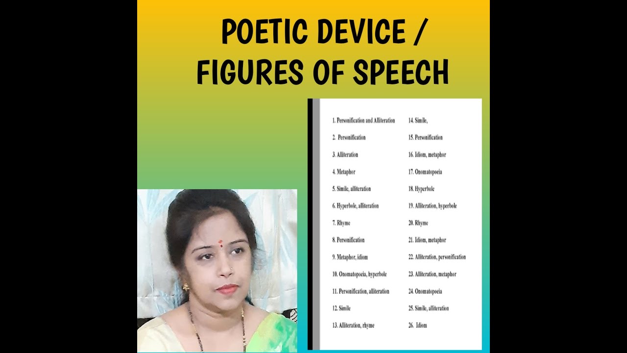 Class 9 to 12/ English/Poetic Devices/Figures of Speech (Part 1) - YouTube