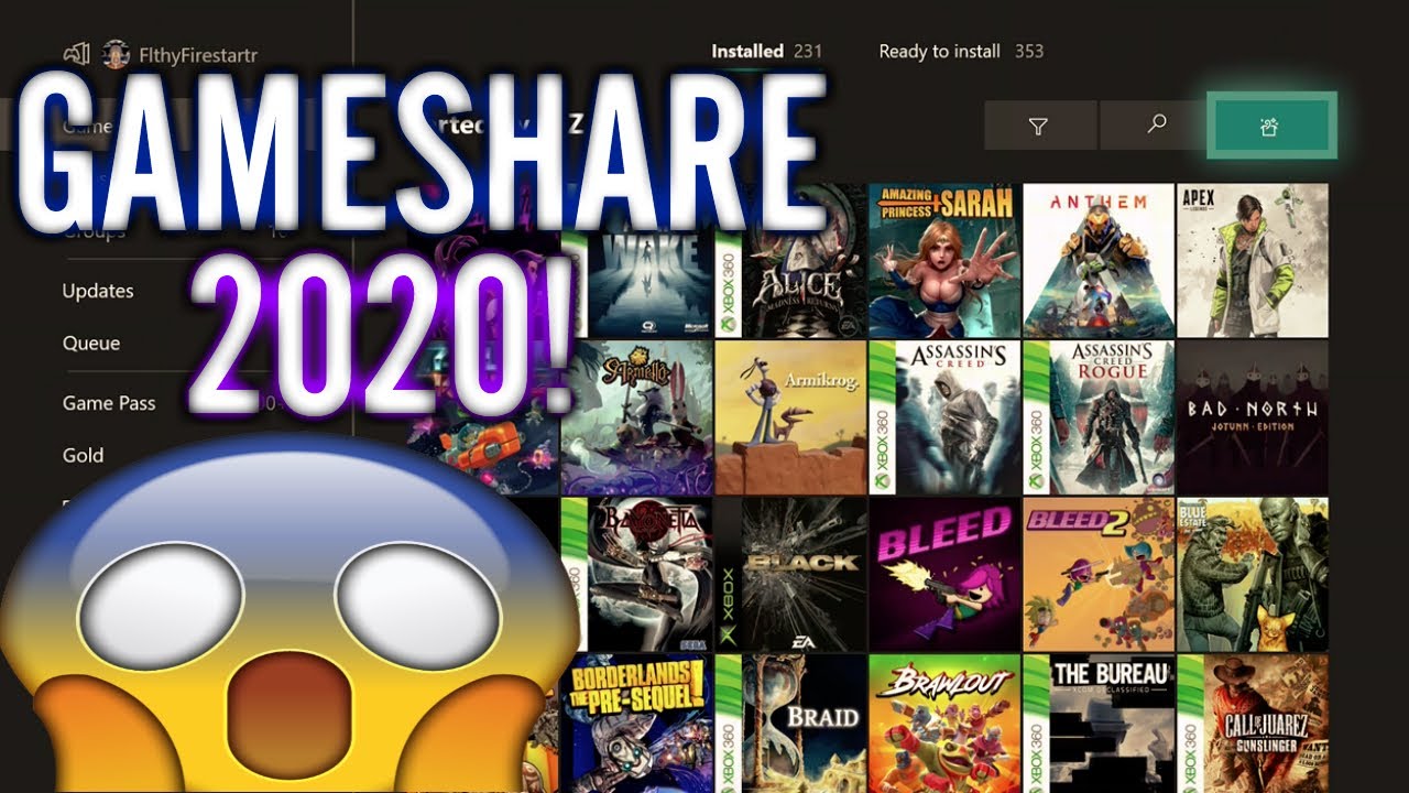 HOW TO GAMESHARE ON XBOX ONE IN 2020 (Very Easy) - YouTube
