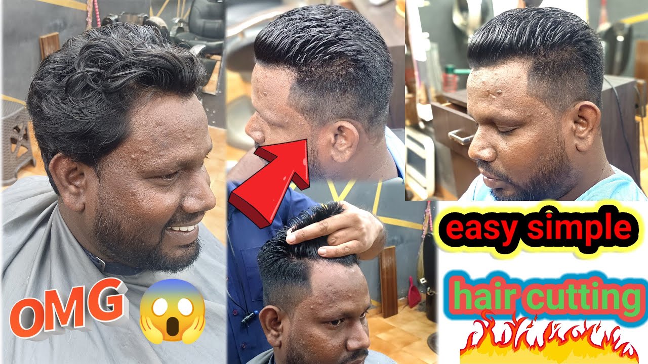 easy simple hair cutting full tutorial video by new style 777 - YouTube