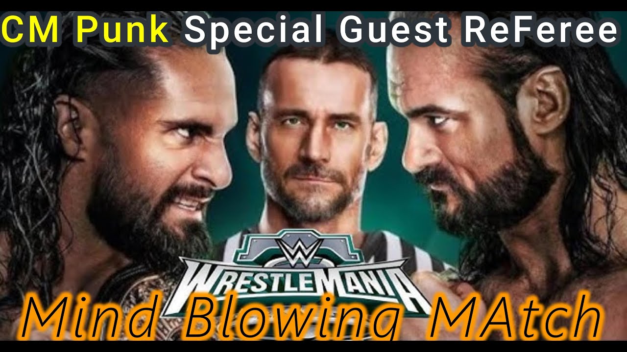 WWE 2k24 Seth Rollins vs Drew McIntyre in Special Guest Referee Match 4 ...