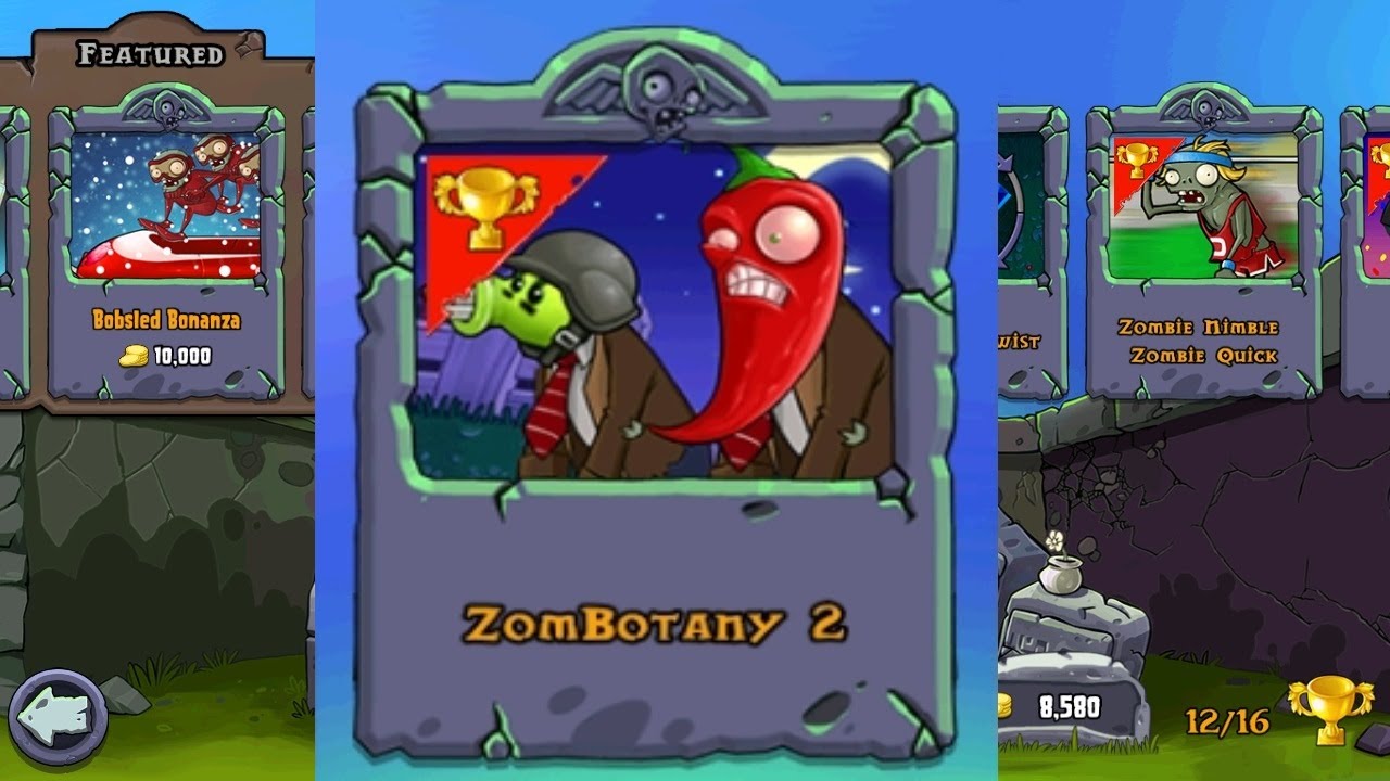 PLANTS VS ZOMBIES - ZOMBOTANY 2 - gameplay - YouTube