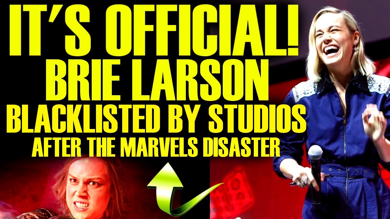 BRIE LARSON Just Got BLACKLISTED BY STUDIOS AFTER THE MARVELS BOX ...