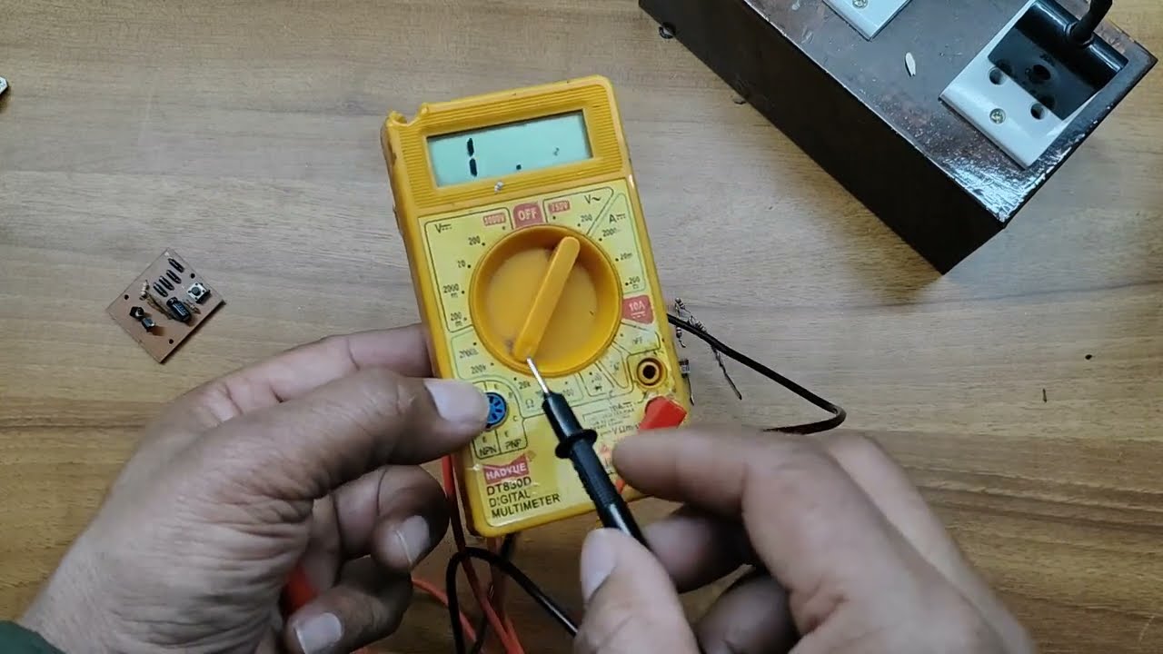 How To Check Resistor With Multimeter |digital multimeter use in Hindi ...