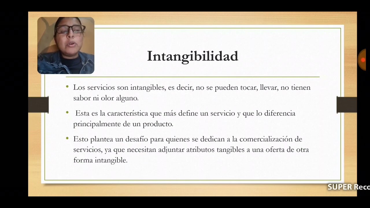 Característica de los servicios: La intangibilidad/ Grupo #1. - YouTube