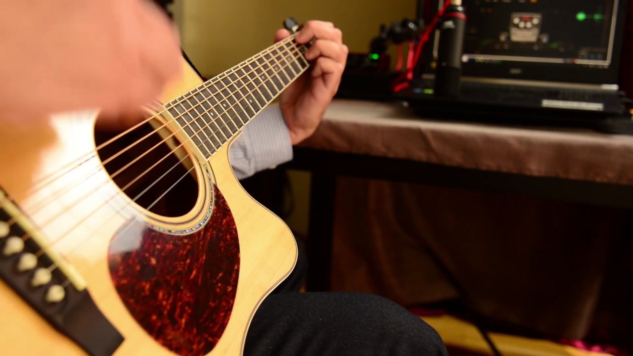 First steps with the guitar - YouTube