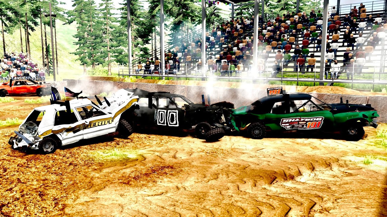 BeamNG Demolition Derby (Fullsize Super Stock) - YouTube