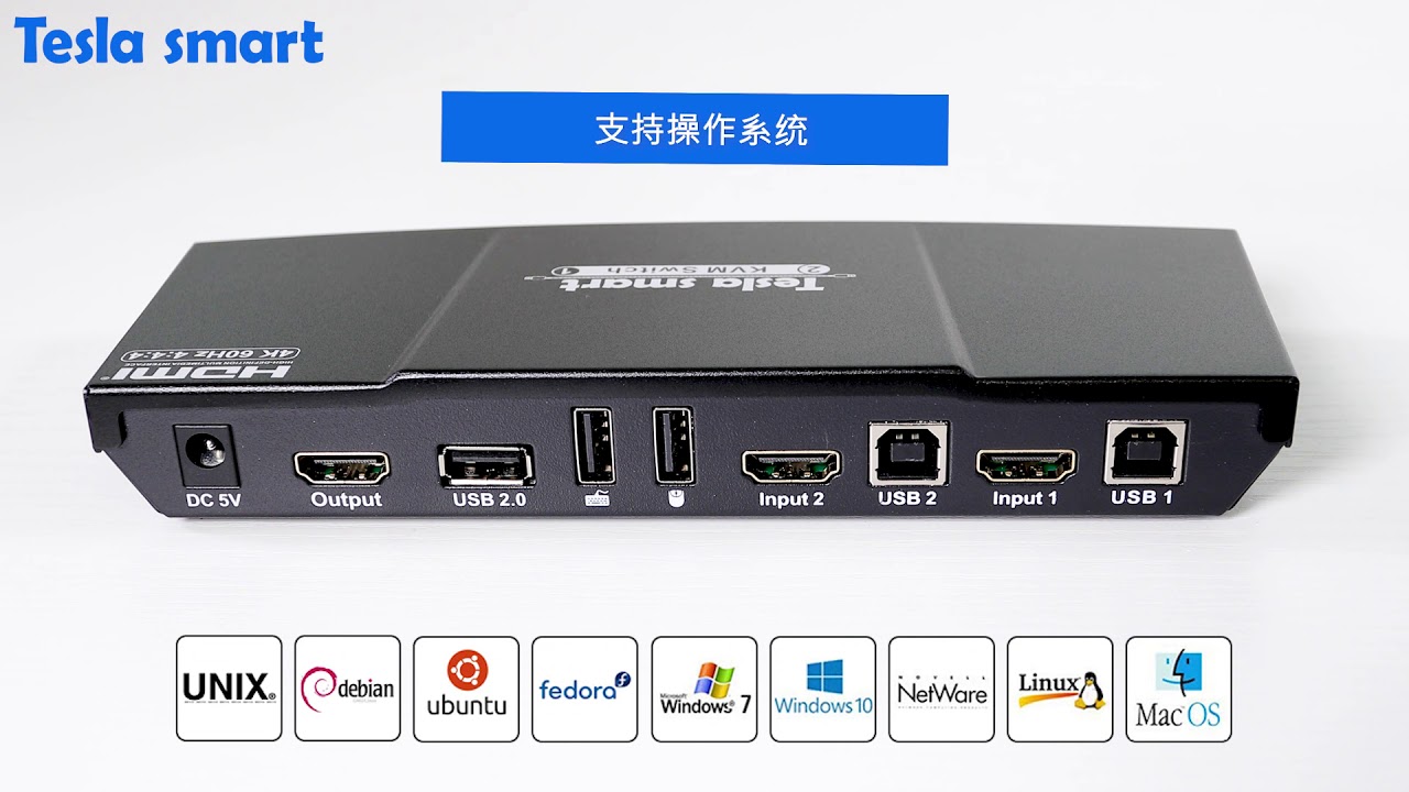 TESmart 2x1 HDMI KVM Switch 4K@60Hz 4:4:4 - YouTube