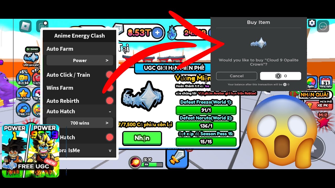 [FREE LIMITED UCG] Anime Energy Clash Simulator Script by LuaXie ...