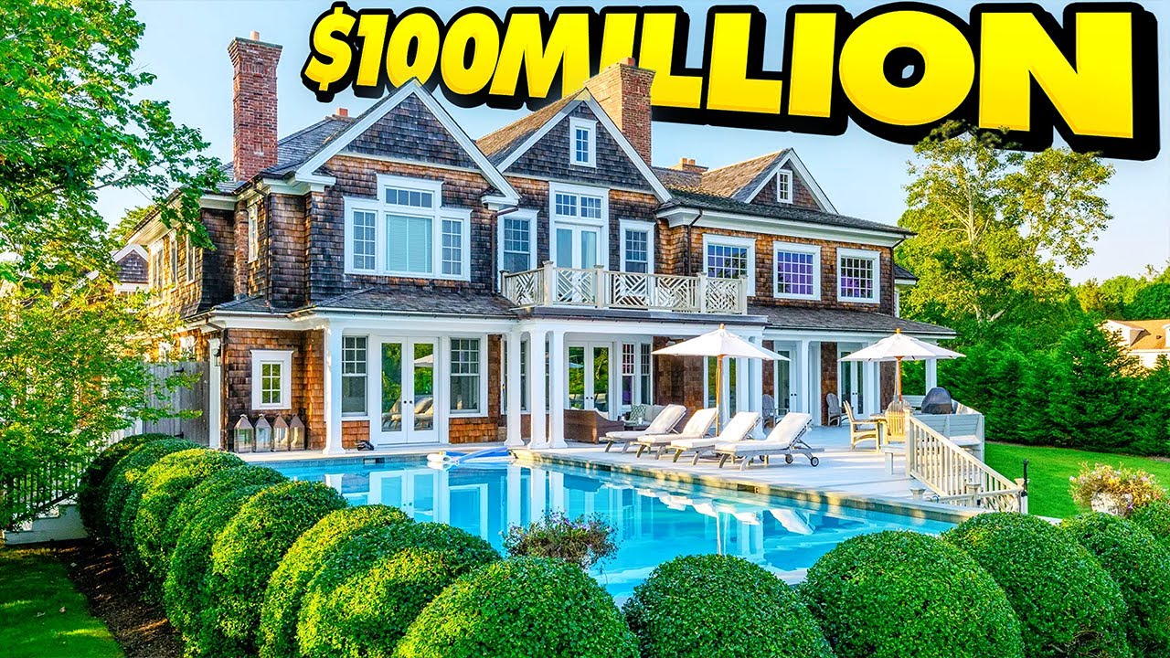 The $100,000,000 Mega Mansions of The Hamptons NYC - YouTube
