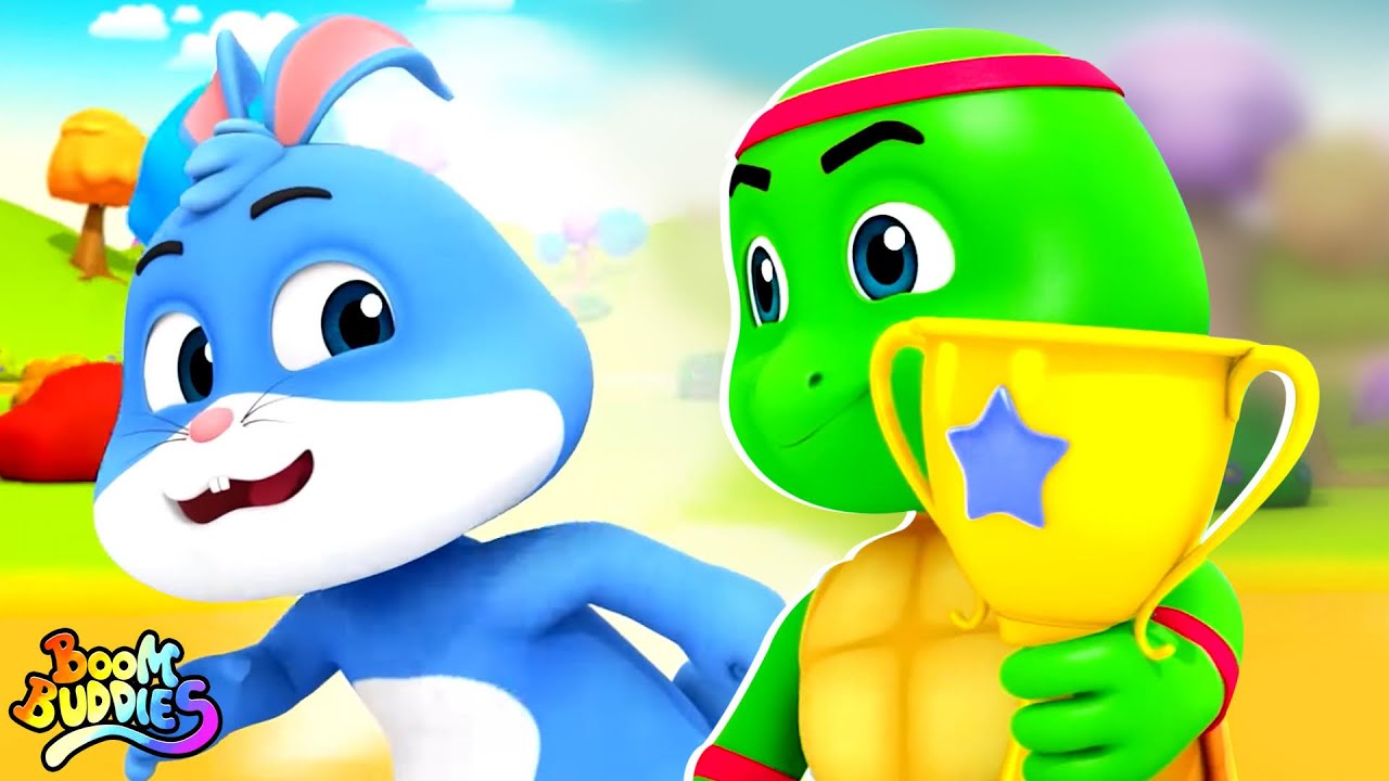 Hare And The Tortoise, Short Stories for Kids, Animated Cartoon Video by Boom Buddies - YouTube