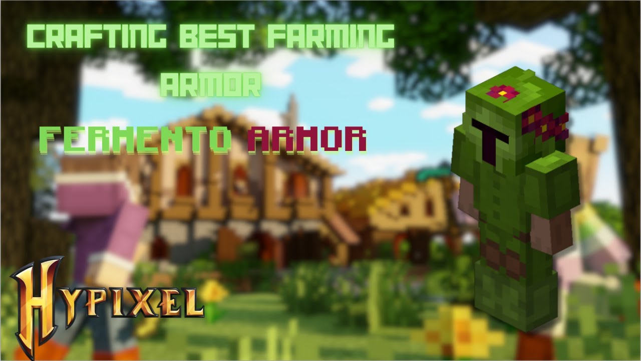 CRAFTING THE BEST FARMING ARMOR IN SKYBLOCK | MAKING MEGA FARMS ...