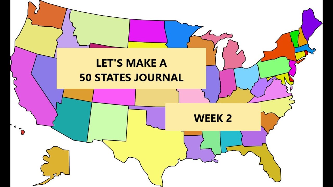 50 STATES JOURNAL - Let's Talk Cover and Pages - YouTube