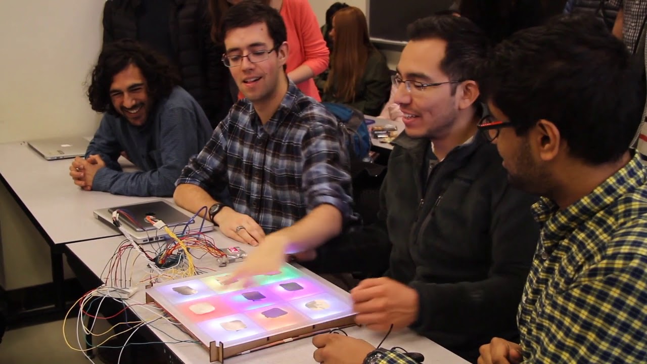 Long Project: Awesome Light Show Touch Game - YouTube