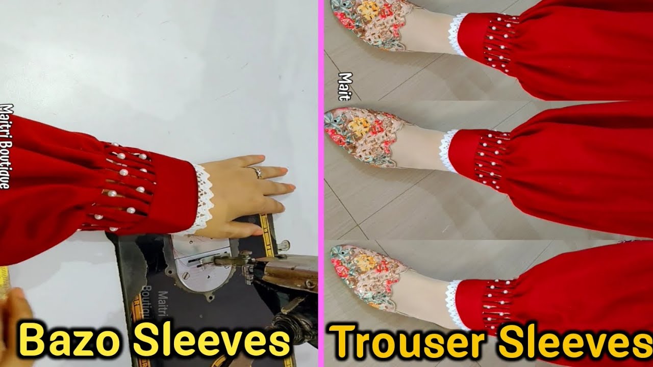Bazo Sleeves Design || Trouser Sleeves Design 2023 || Fashion Panels ...