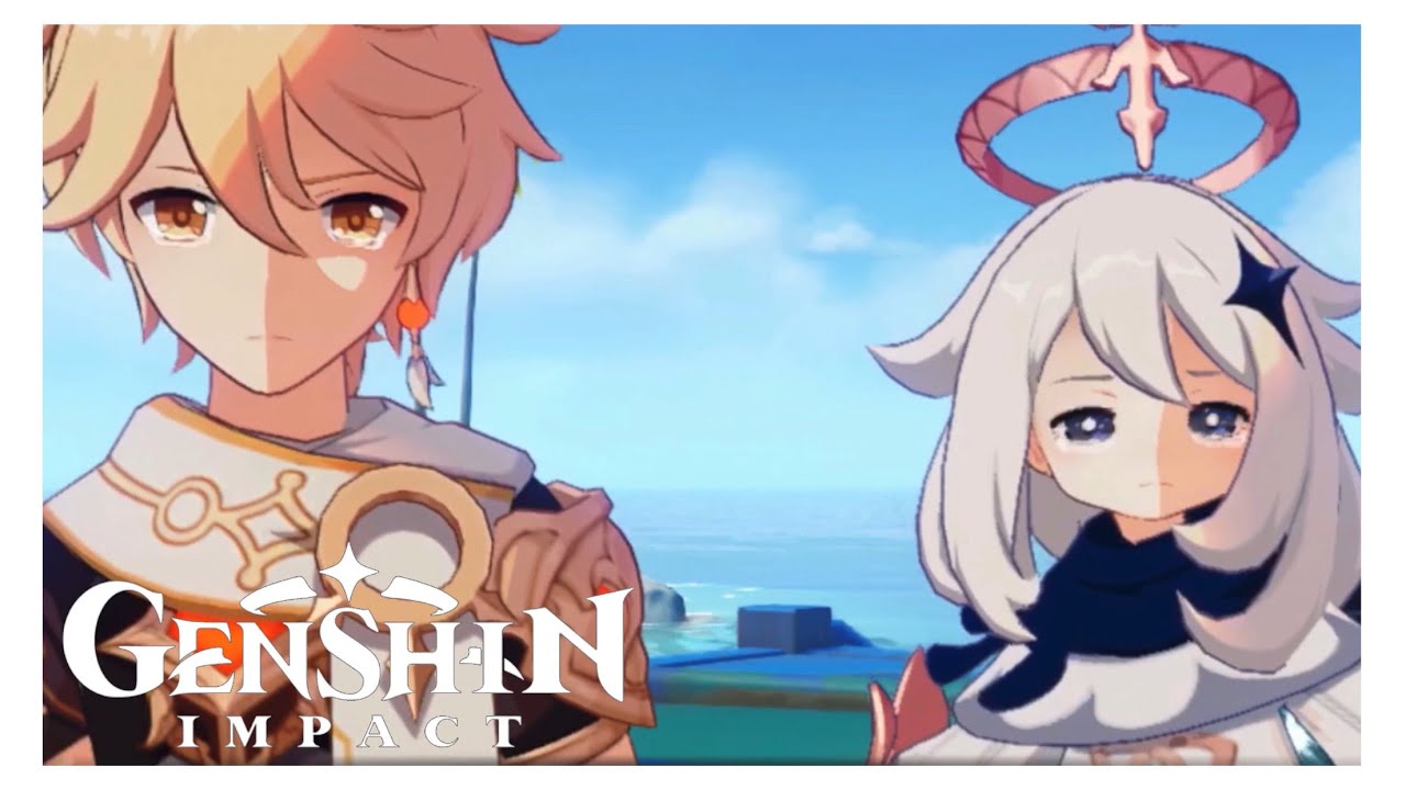 Traveler and Paimon crying over Bennet | Sunspray Summer Resort ...