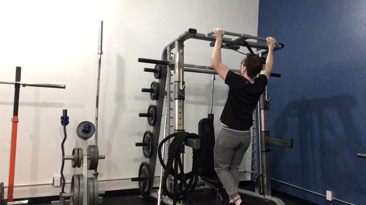 Slow Eccentric Assisted Pull-ups - YouTube