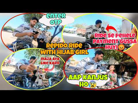 Rapido ride with hijab girl 🥰 || vidisha to sanchi🛣️    || Bacchi ne bejjati kar dali || Mp40Rider 