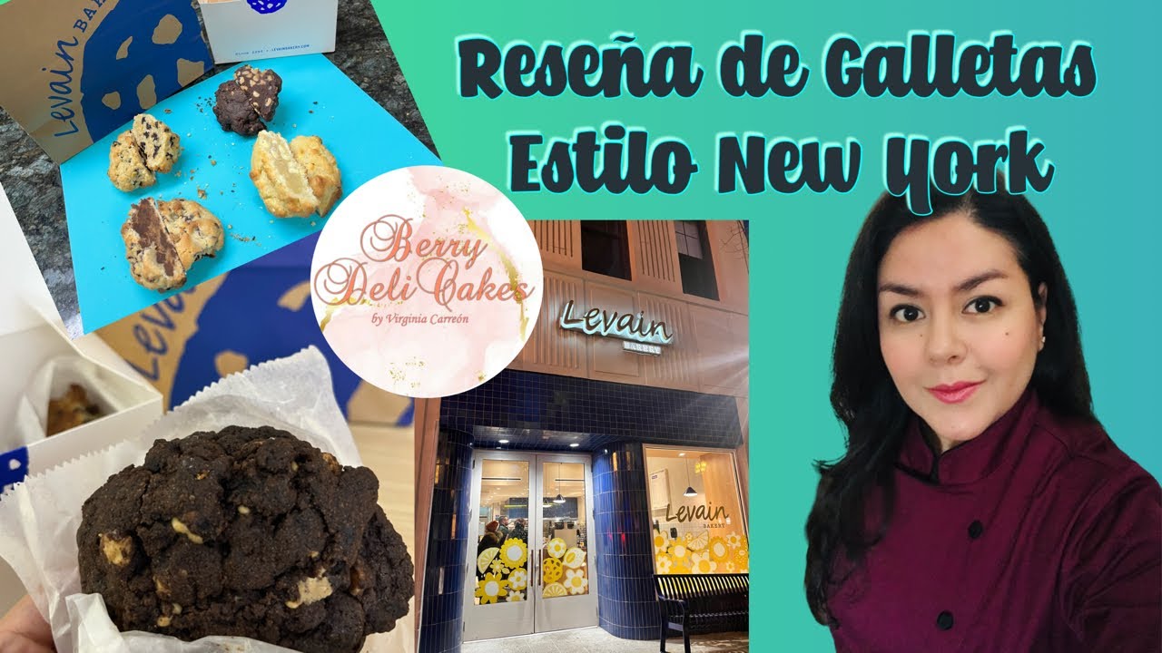 Galletas estilo New York Levain, reseña - YouTube