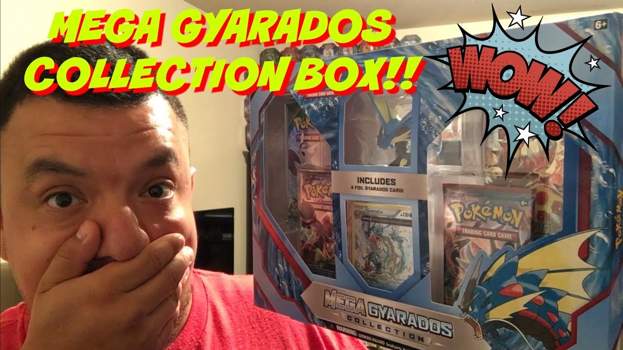 Pokemon Cards - Mega Gyarados Collection Box Opening - YouTube