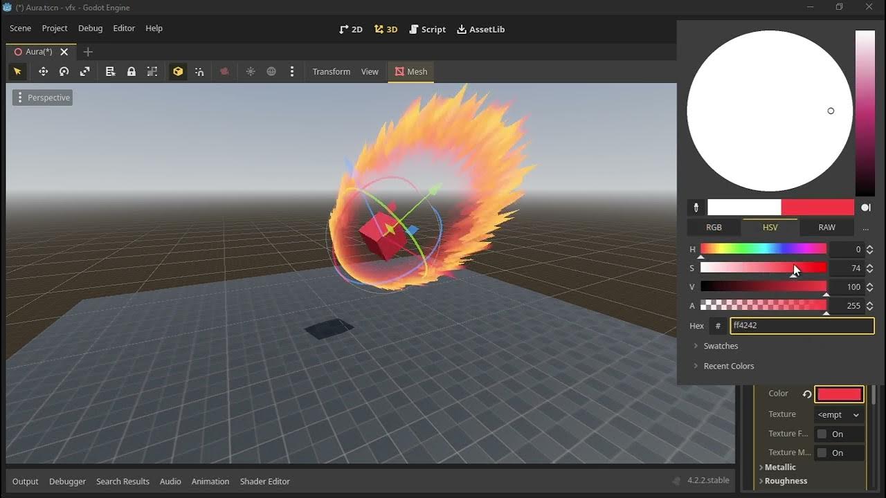 Stylized Aura VFX - Godot - YouTube