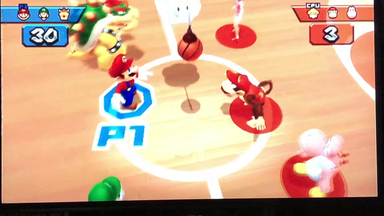 Mario Sports Mix Part 7: Basketball Mushroom Cup Stage 1 - YouTube