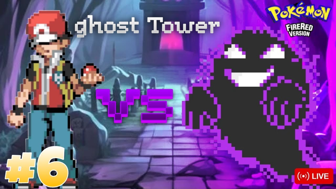 🔴 Pokemon fire red live MULTIPLAYER beating ghost Tower | EPISODE 6 ...