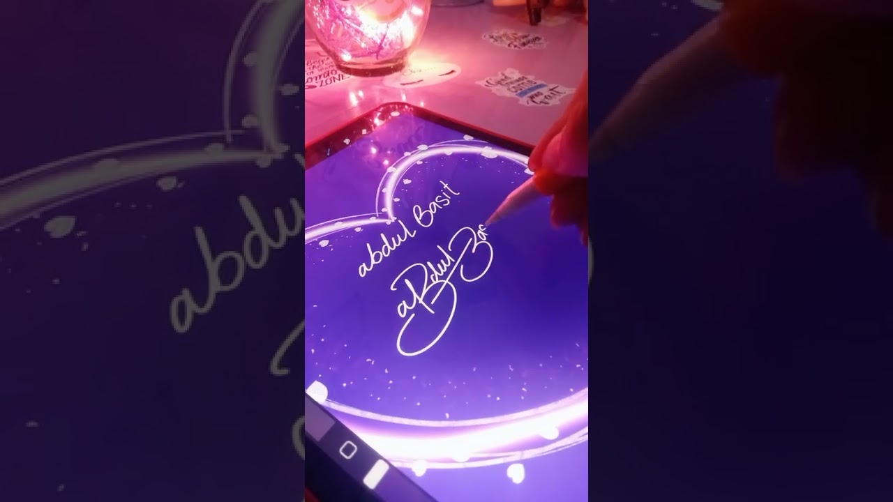 Abdul Basit Name Signature #shorts - YouTube