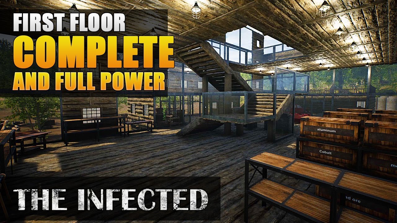 Factory FIRST FLOOR Done | Base Building | The Infected Gameplay | S4 ...