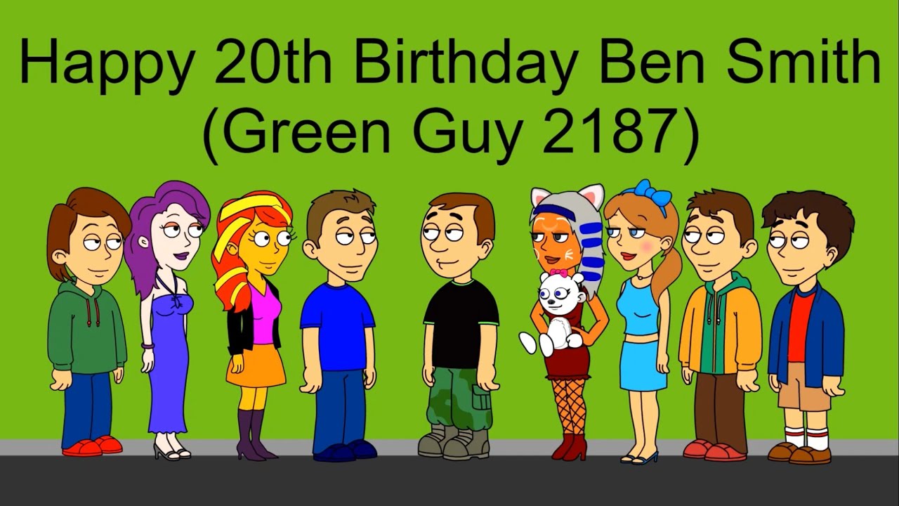 A.W.C GoAnimate: Ben Smith’s (@Green.Guy.2187) Birthday - YouTube