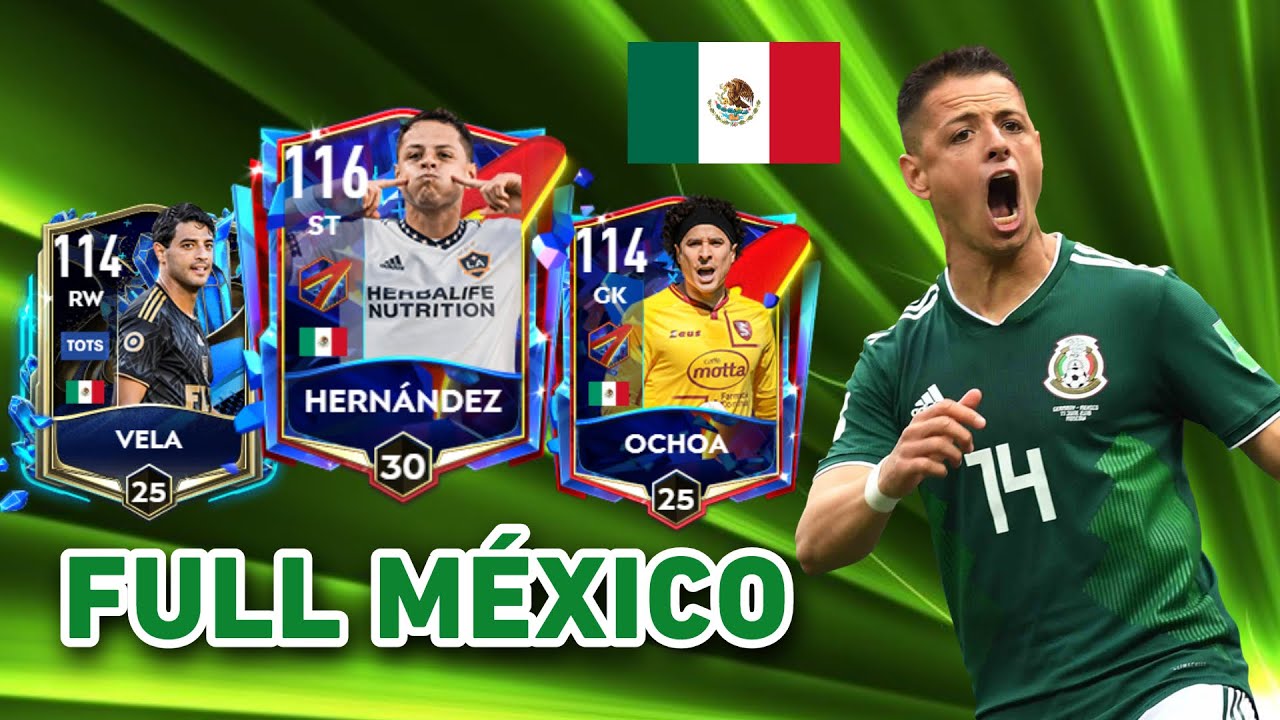 IMPRESIONANTE FULL MEXICO! CARTAS NUEVAS 🇲🇽 FIFA MOBILE - YouTube