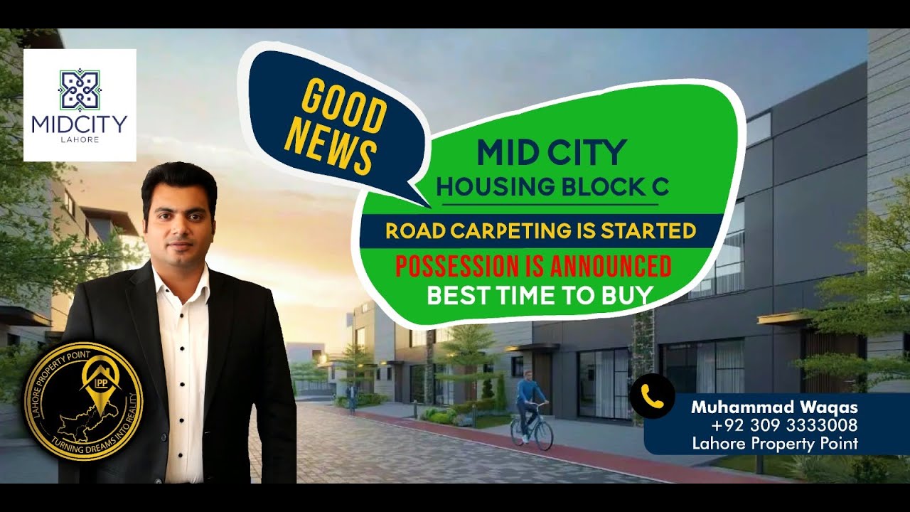 Good News | MID CITY Housing Block C Road Carpeting Stared Possession ...