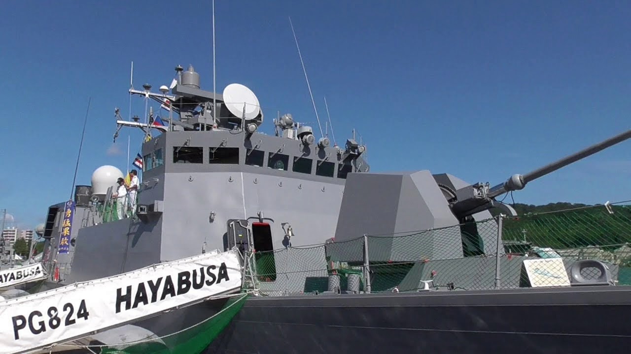 日本海軍 隼級飛彈快艇 剪輯 japan Navy Hayabusa-class missile patrol boat - YouTube