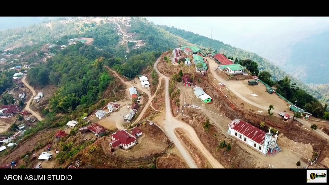 Atoizu Town | Zunbeboto | Nagaland | Aerial View || DJI Mavic Pro ...