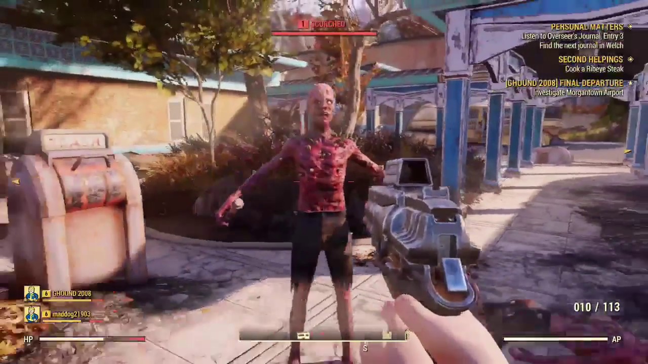 Fallout 76 T-posing Ghoul Funny - YouTube