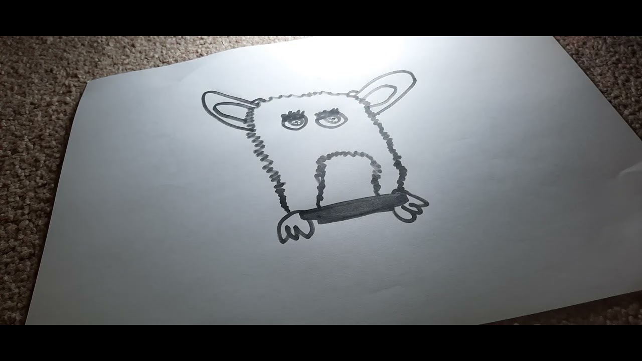 how to draw 1998 FURBY basic - YouTube