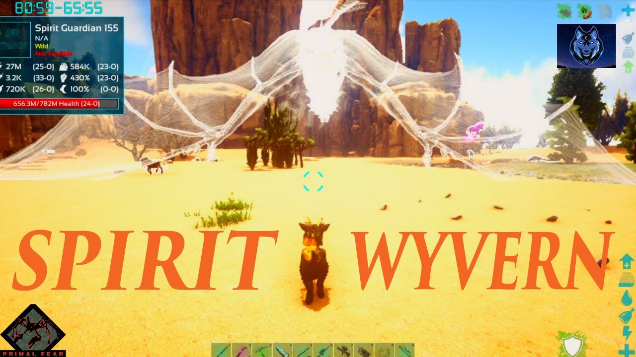 Finally Defeating The Spirit Wyvern Guardian - Ark Primal Fear - YouTube