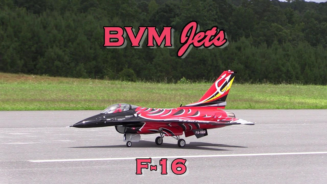 Tobin Genung - BVM Jets BVM F-16 Fighting Falcon PNP 1:6 Scale Jet - 7 ...
