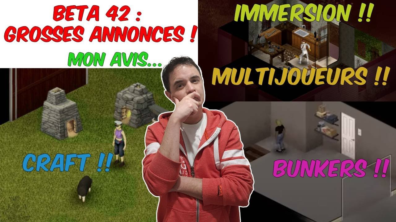 Project Zomboid : Grosses Annonces Beta 42, Craft, Bunker, Multiplayer ...