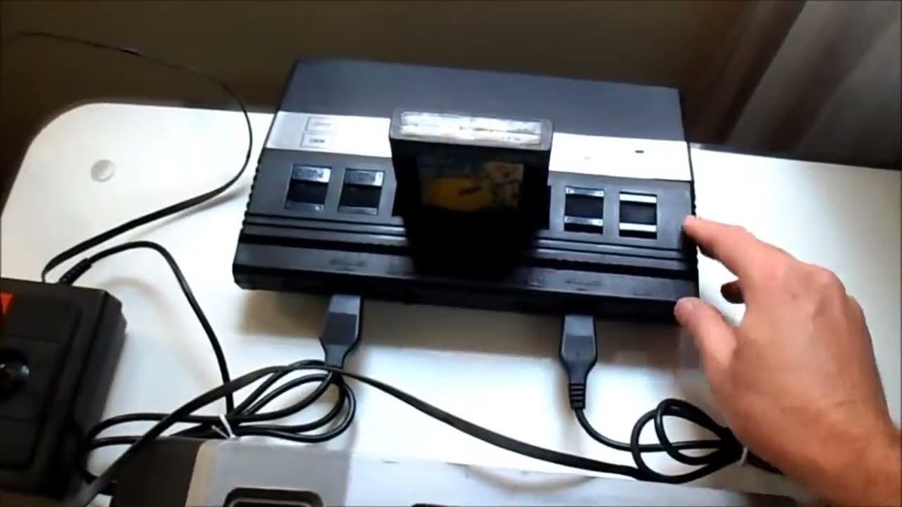Magnavox Odyssey 2 Console Inside joystick shared with Atari 2600 - YouTube