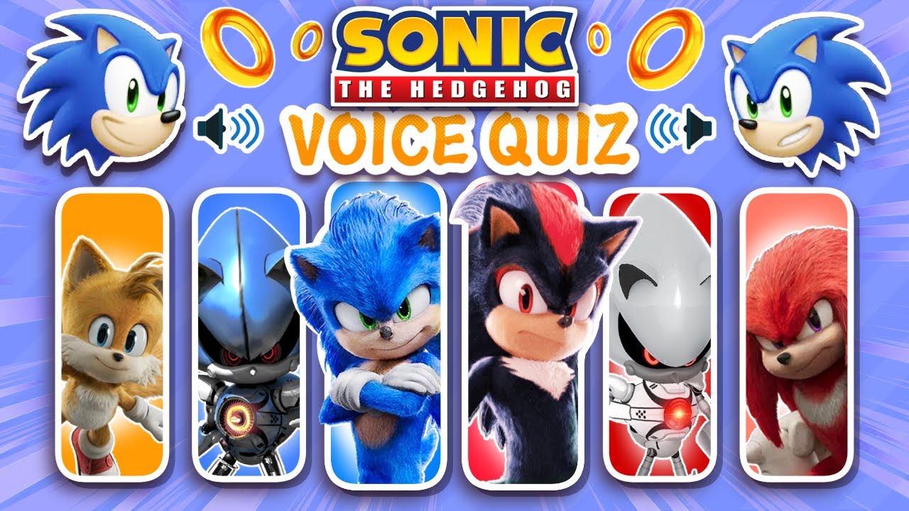 Guess The Sonic the Hedgehog 3 Characters by Voice | Sonic the Hedgehog ...