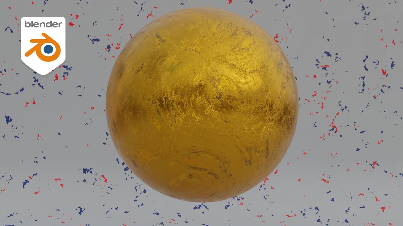 Gold Material in Blender | Blender Tutorial - YouTube