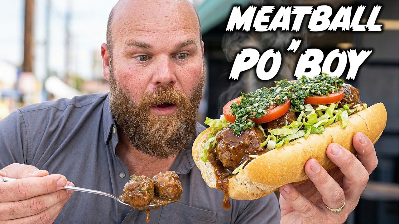 Crafting The PERFECT Cajun Meatball Po' Boy - YouTube
