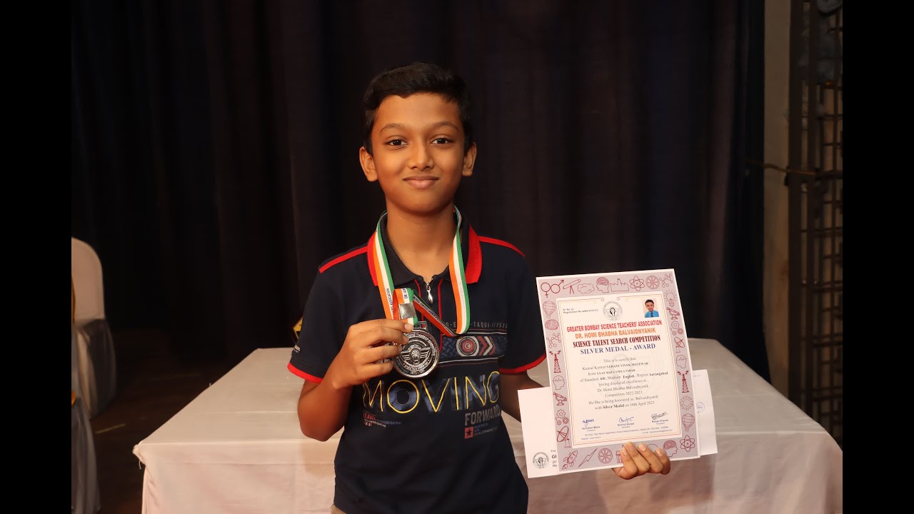 DR HOMI BHABHA PRIZE DISTRIBUTION 2022-23 "VEDANT VIVEK MOTEWAR {Silver ...