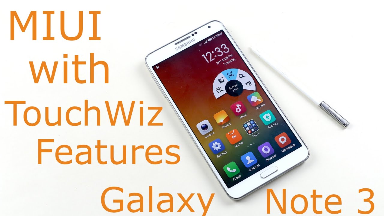 Galaxy Note 3 - MIUI Rom (with Touchwiz Features) - How to install - YouTube