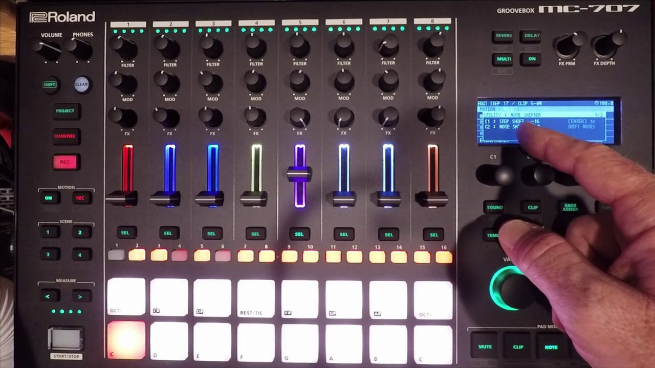 Roland MC-707 Tutorial - Importing Midi Files - YouTube