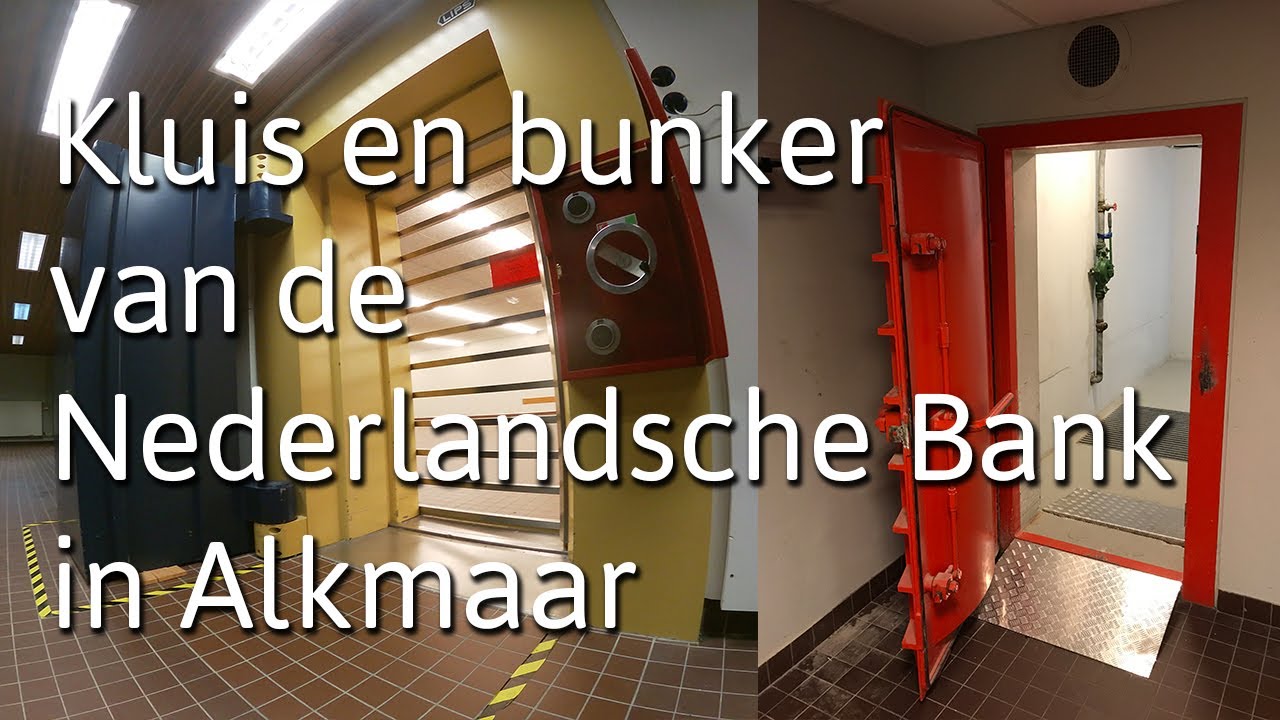 Kluis en bunker van de Nederlandsche Bank in Alkmaar - YouTube